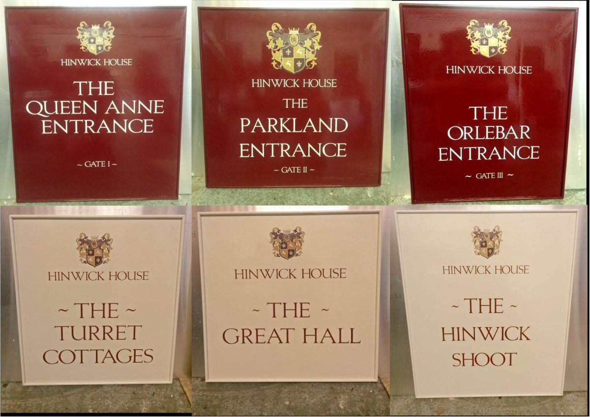 wooden signs by specialist sign writer Traditional Signs of London for ...