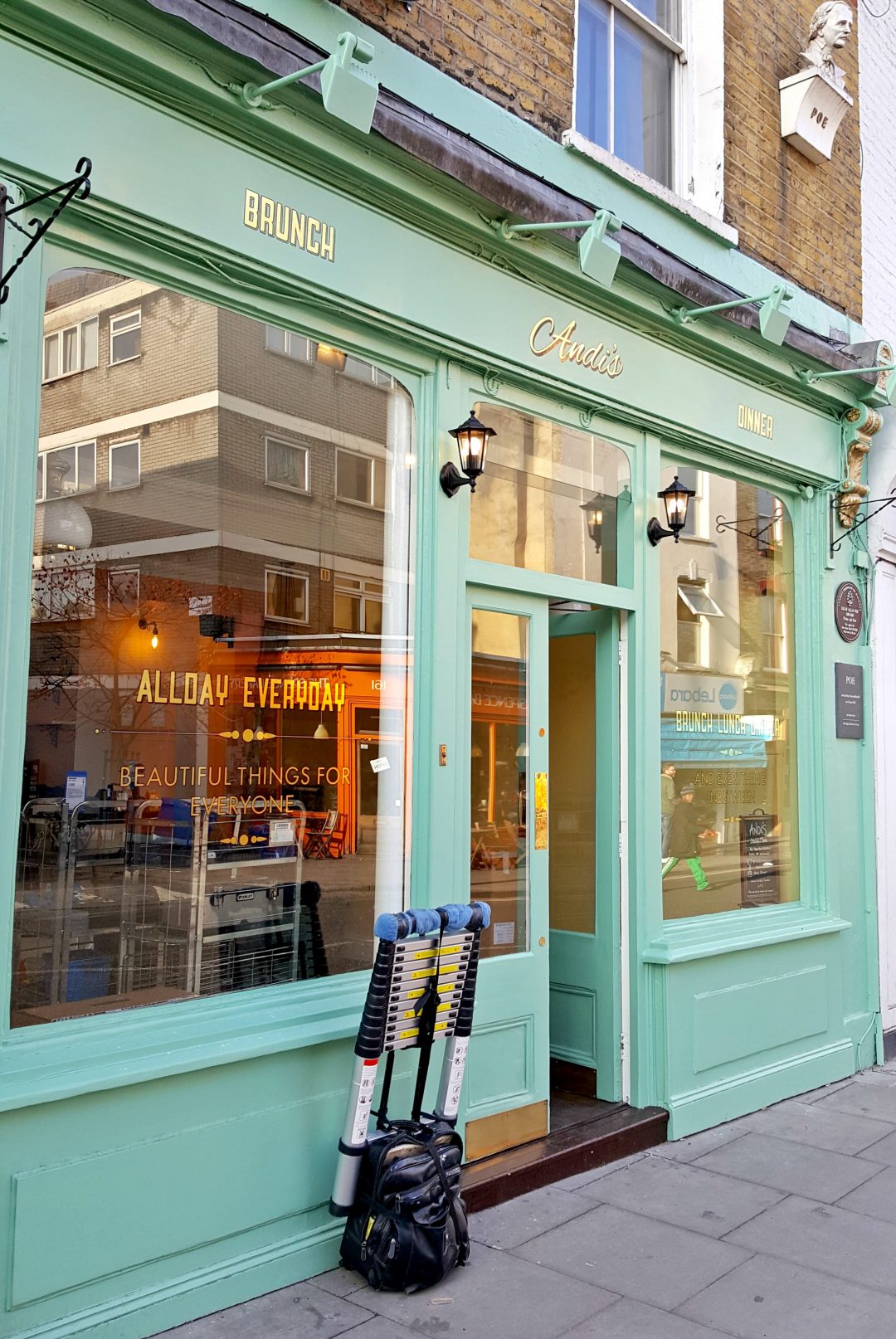 Andi Oliver Restaurant Stoke Newington signwriting by Signwriter ...