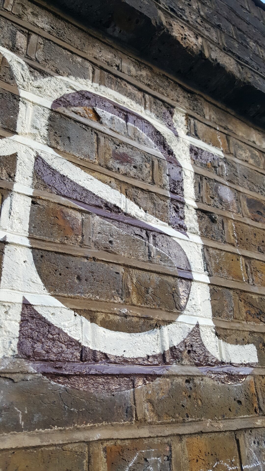 Painted signs on brick work produced by Traditional Signs of London ...